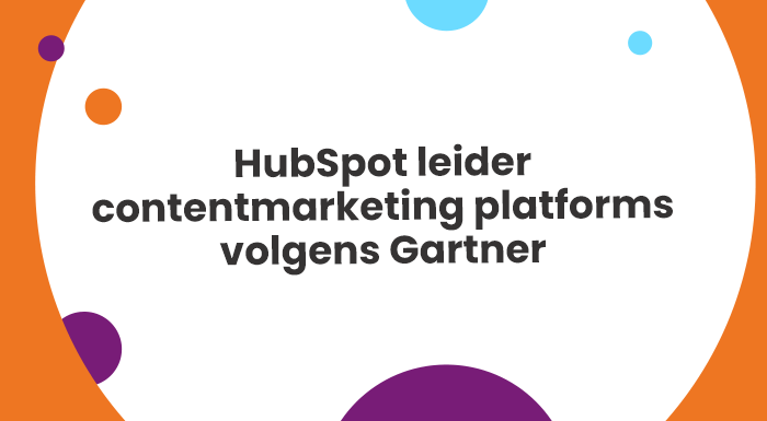 HubSpot leider contentmarketing platforms volgens Gartner