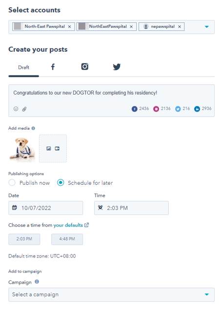 Ontdek de handige social media content planner & kalender van HubSpot